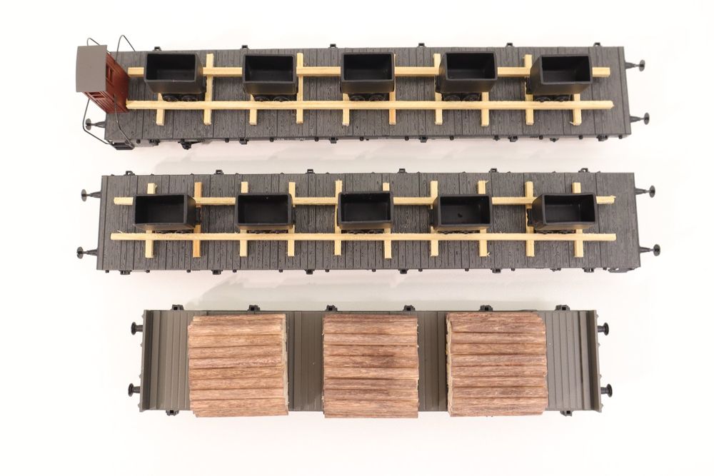 Trix 23990 DB Flachwagen-Set “Kohle und Energie” DC H0 (Gebraucht) in Basel für CHF 50 – mit ...