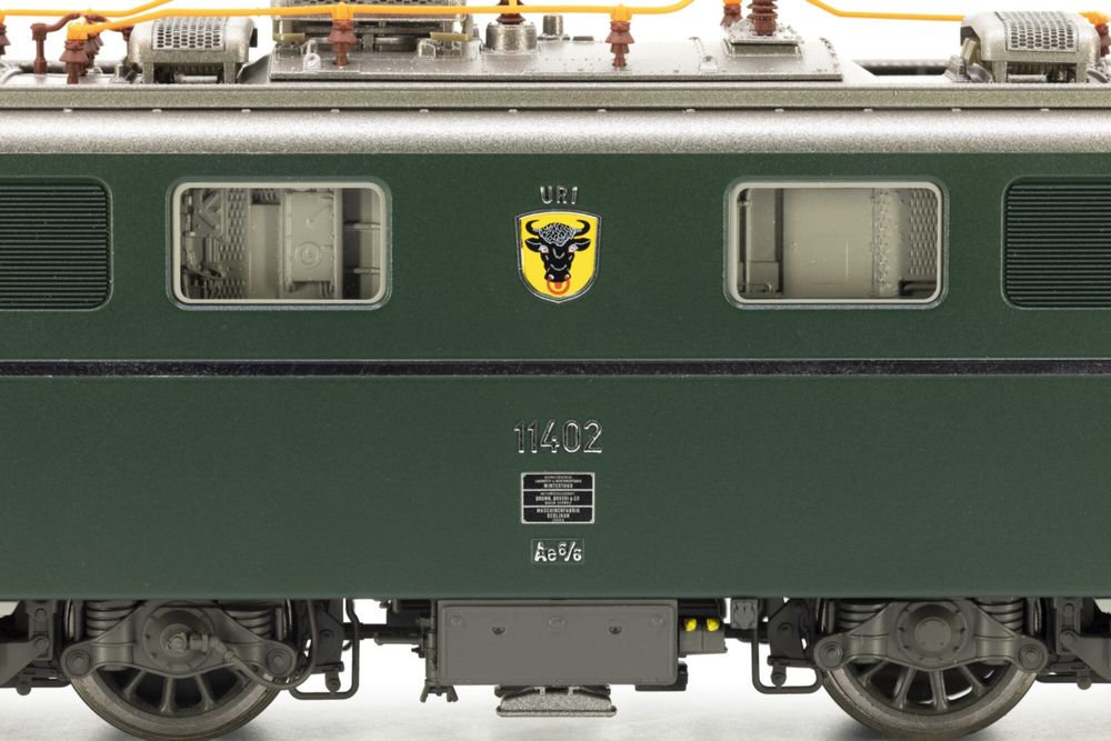 Piko 97219 SBB Ae 6/6 11402 Uri tannengrün DC analog (Neu und ...