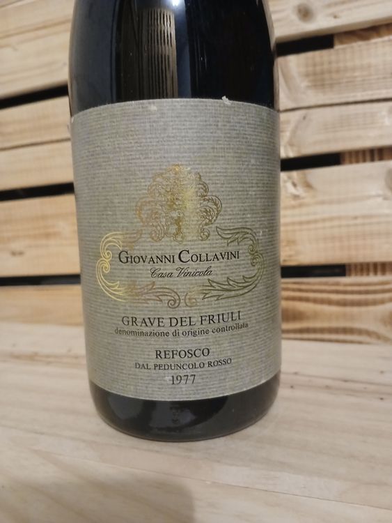 Refosco dal Peduncolo Rosso 1977 Rarität! 🍷🍇 (Gebraucht) in Kriens für ...