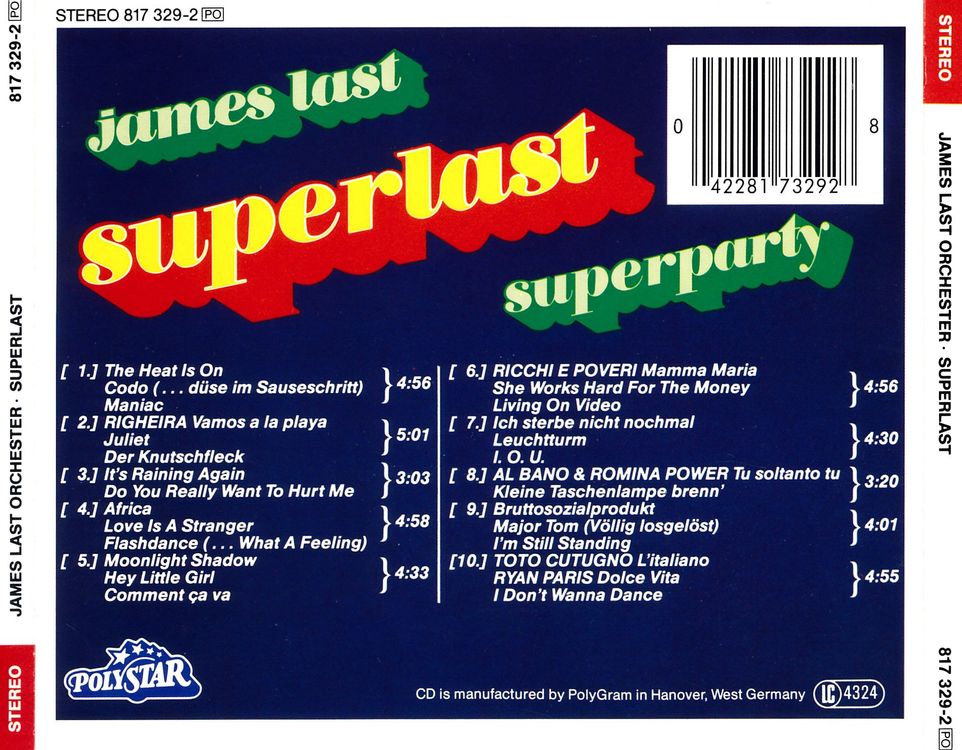 JAMES LAST - SUPERLAST (CD rar) | Kaufen auf Ricardo