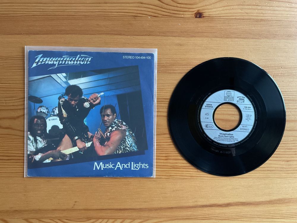 Single 7’’ - Imagination / Music And Lights (D'occasion) à Ocourt pour ...