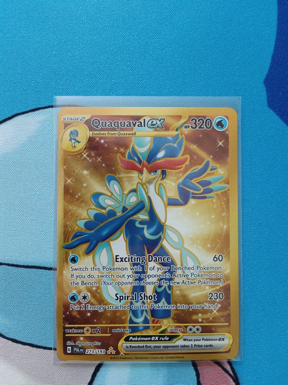 Quaquaval ex - Gold Card Paldea Evolved Bailonda (Neu (gemäss ...
