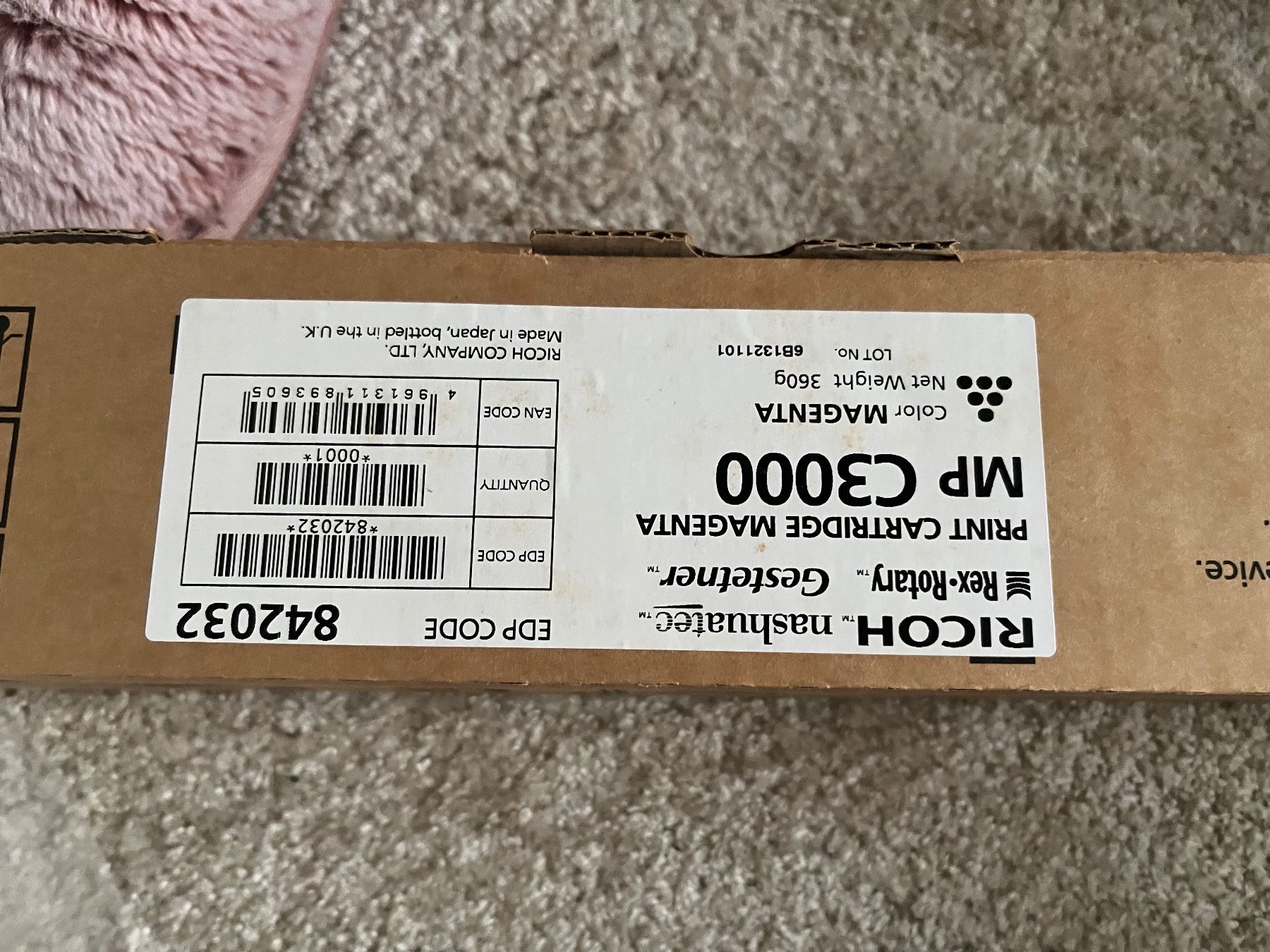 Ricoh MP C3000 Original Toner-Set (CMYK) – alle vier neu !!! (Neu und ...