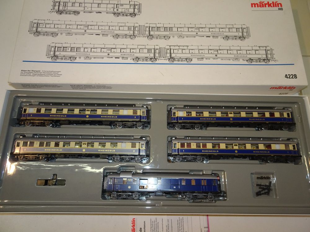 Märklin Rheingold Personenwagen Set Metall HO 4228 (2) | Kaufen auf Ricardo