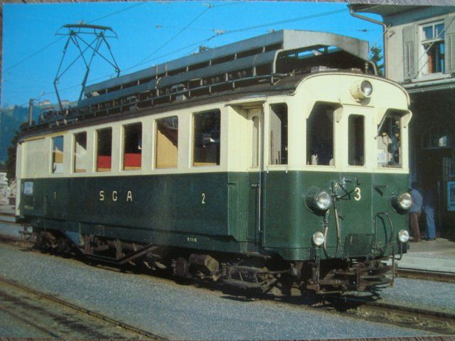 SGA St.Gallen-Gais-Appenzell-Altstätten-Bahn Triebwagen ABDe | Kaufen auf Ricardo