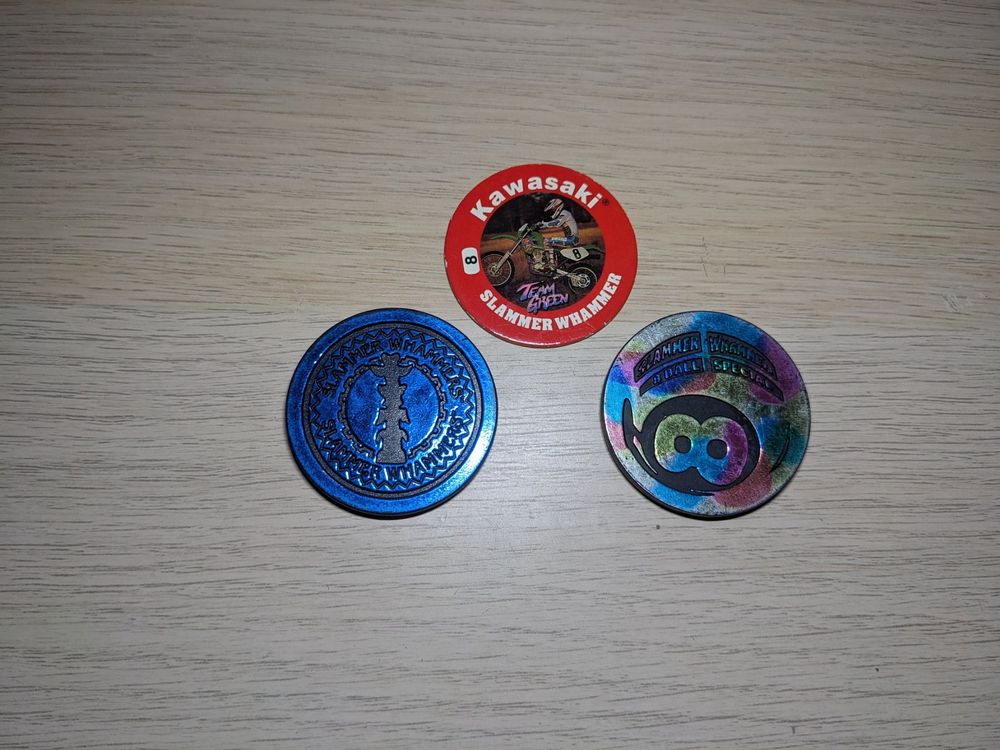 POGS Slammer Whammers 1994 num 8 + 2 Slammer (Gebraucht) in Gland für ...