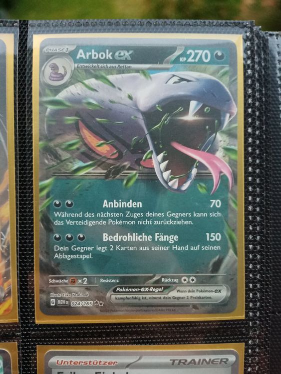Arbok ex - DEUTSCH Pokemon 151 Mew | Kaufen auf Ricardo