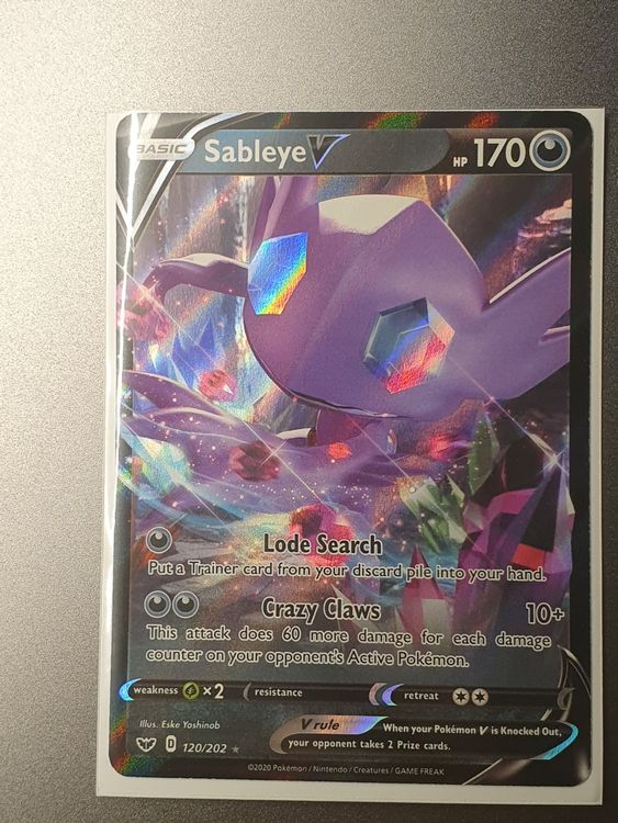 Sableye V Edition: Sword & Shield | Kaufen auf Ricardo