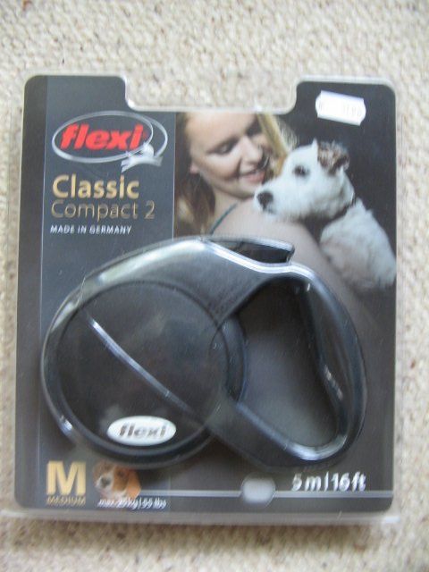 Flexi Classic Compact 2 Hunde Leine schwarz neu (Neu und ...