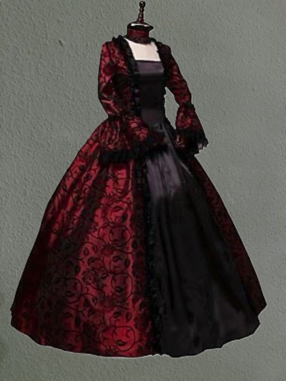 Retro Rokoko Gothic Viktorianisch Kostüm, inkl. B-Post (Neu und ...