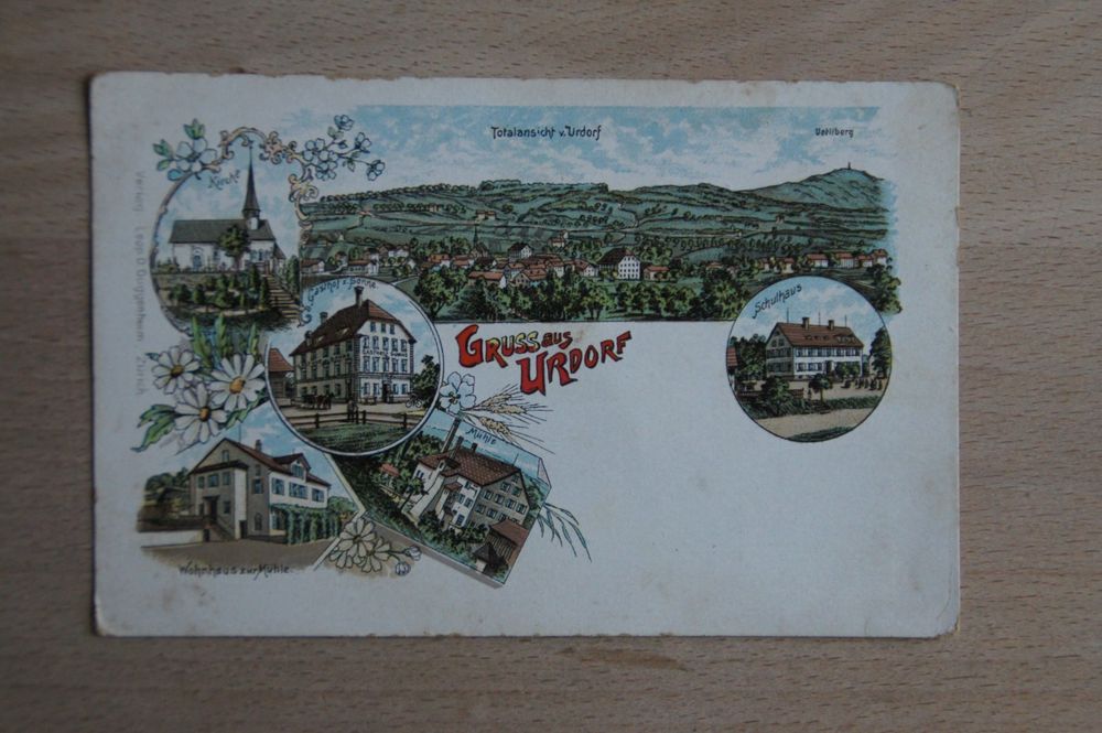 Gruss aus Urdorf - ca. 1900 - Litho | Kaufen auf Ricardo
