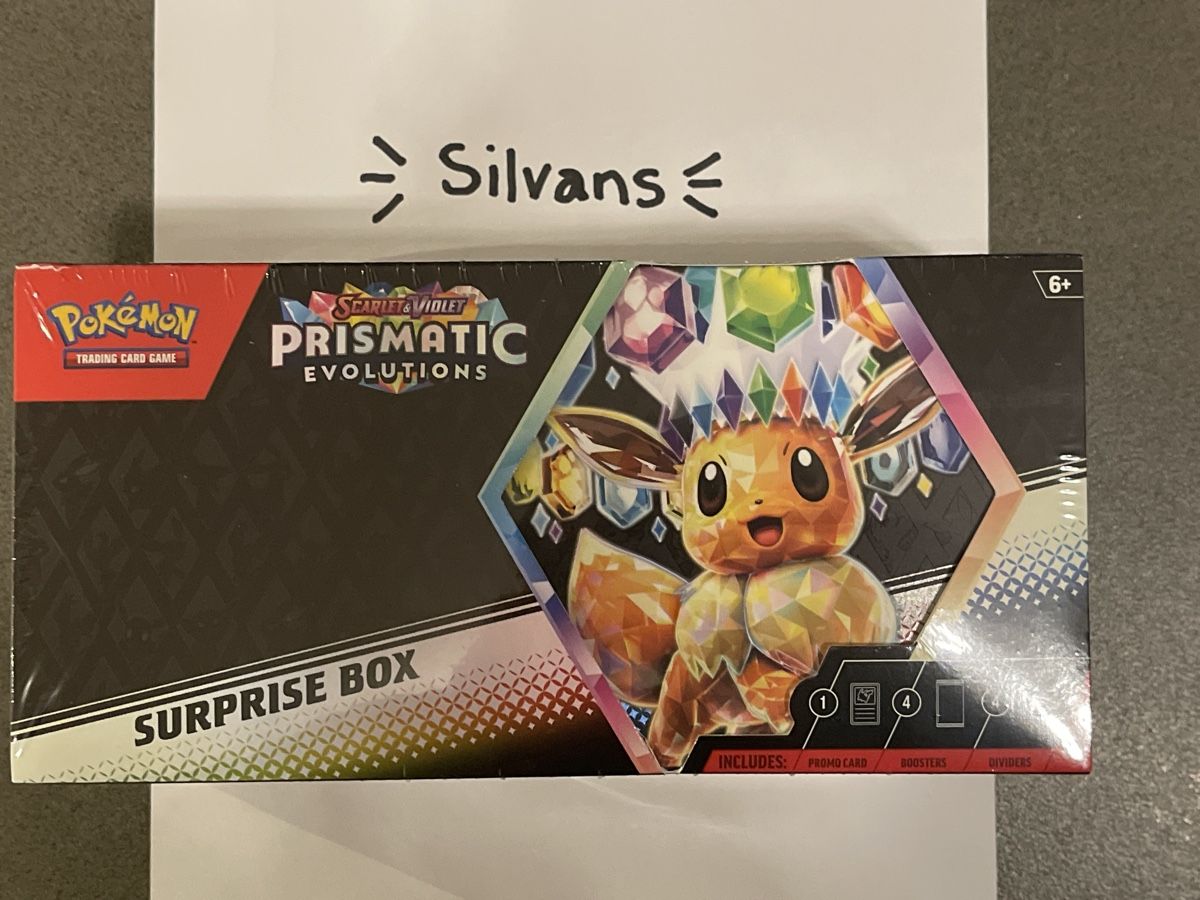 Pokemon Prismatic Evolutions Surprise Box Englisch (Neu und ...