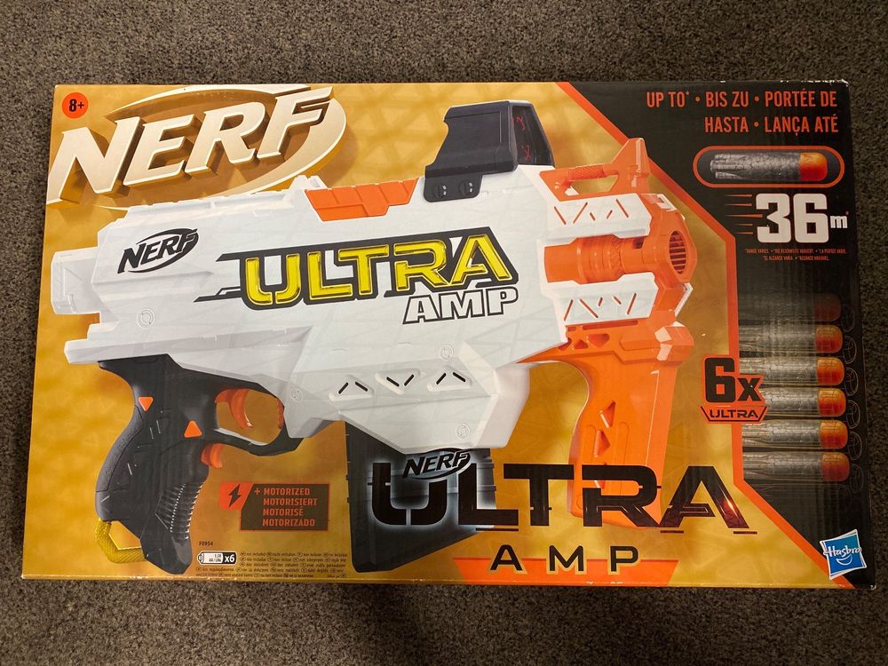 neue coole Ultra AMP Nerf Gun motorisiert ab 1 fr! (Neu und ...