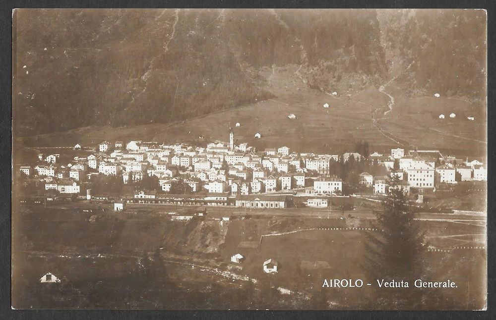 Airolo veduta generale Stempel Kaserne Airolo Militärpost (Gebraucht ...