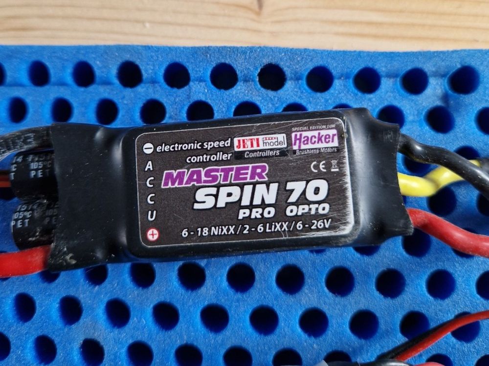 Jeti Master Spin 70 OPTO MIT Jeti SBEC 6 - 42V und Jeti Box (Gebraucht ...