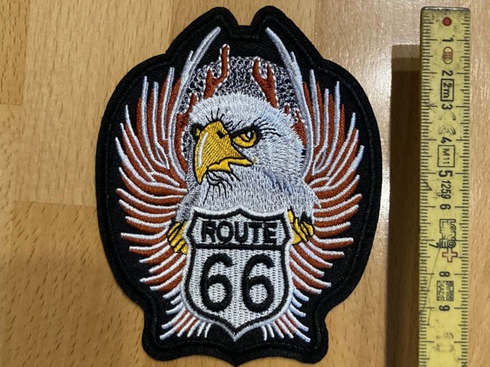 Route 66 Patch Aufnäher Sticker 28 (Neu (gemäss Beschreibung)) in Horn ...