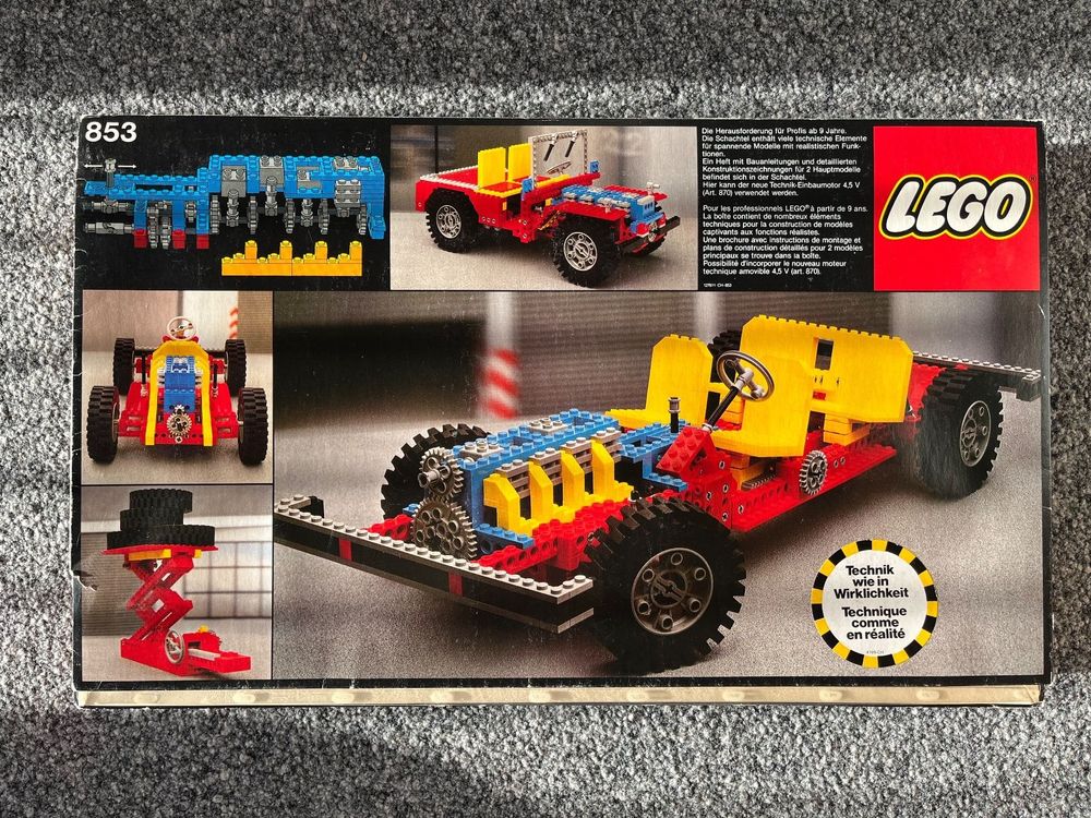LEGO Technic Set 853 ¦ Rennwagen, div. Modelle komplett 80er (Gebraucht ...