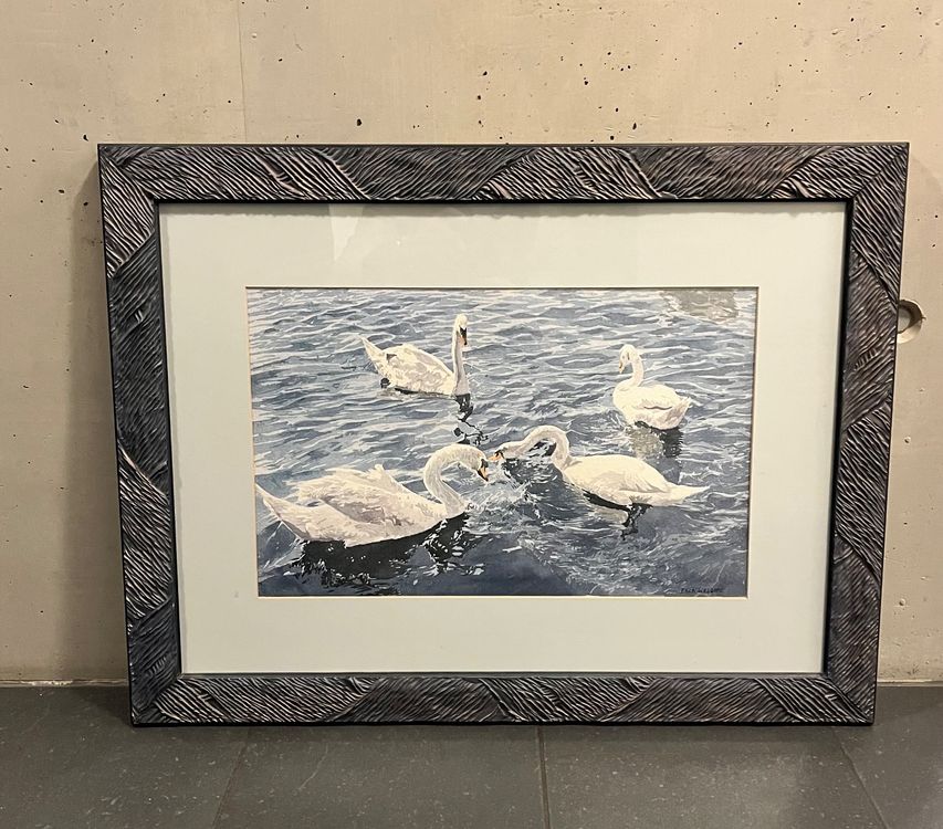 Aquarell Original signiert | Kaufen auf Ricardo