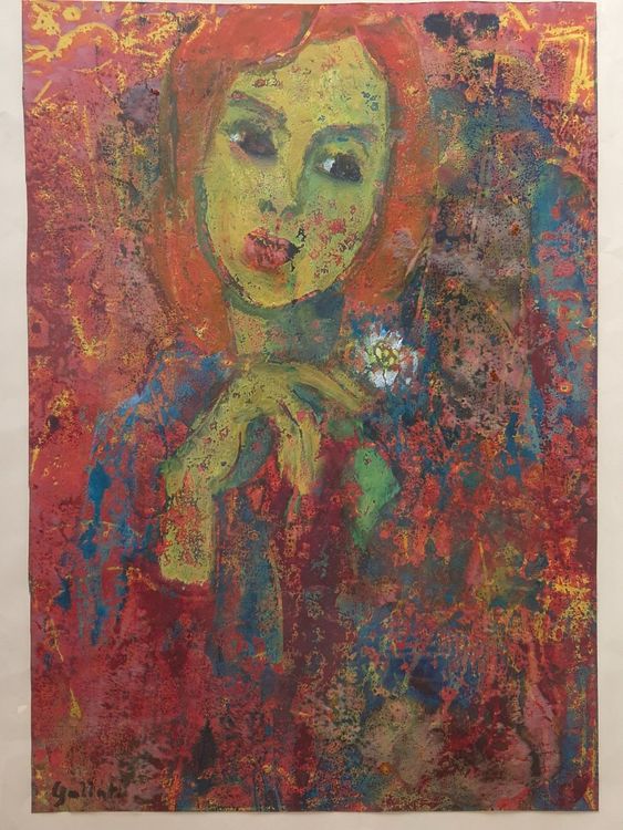 Christine Gallati (1888-1985) Expressionistisches Porträt (Gebraucht ...