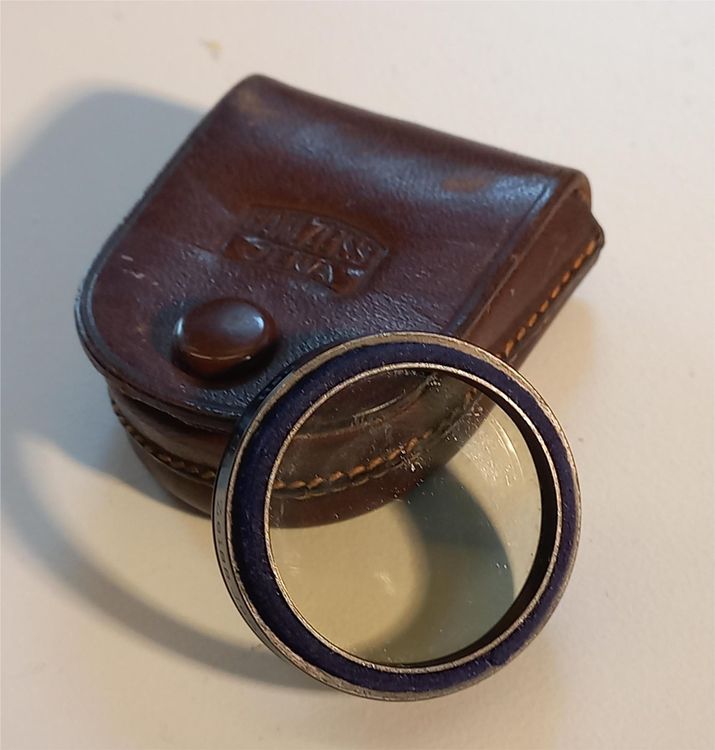 Carl Zeiss Jena Gelbglasfilter II hell in its original leath (Gebraucht ...