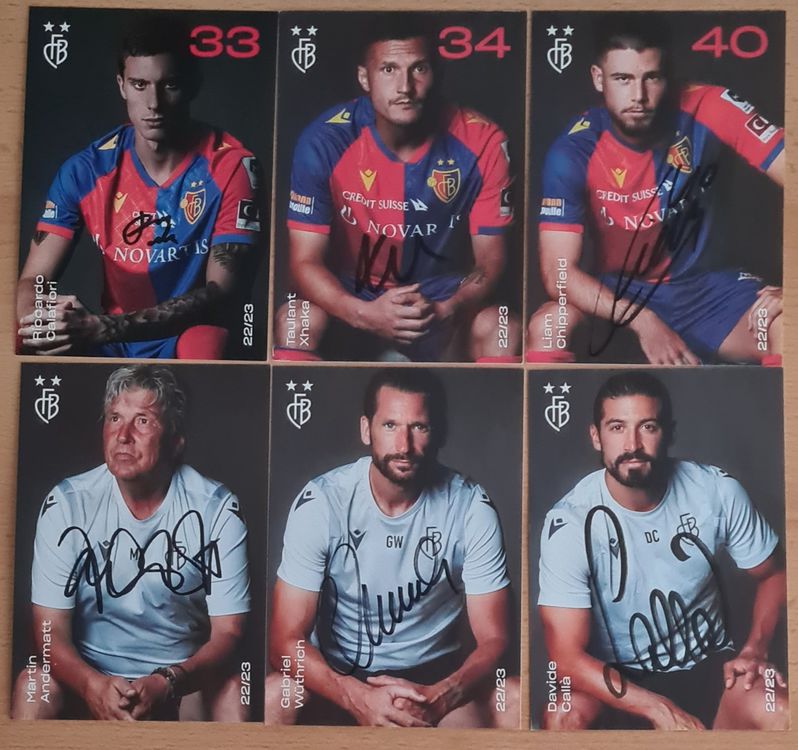 FCB, FC Basel 30 Autogrammkarten 22/23 | Kaufen auf Ricardo