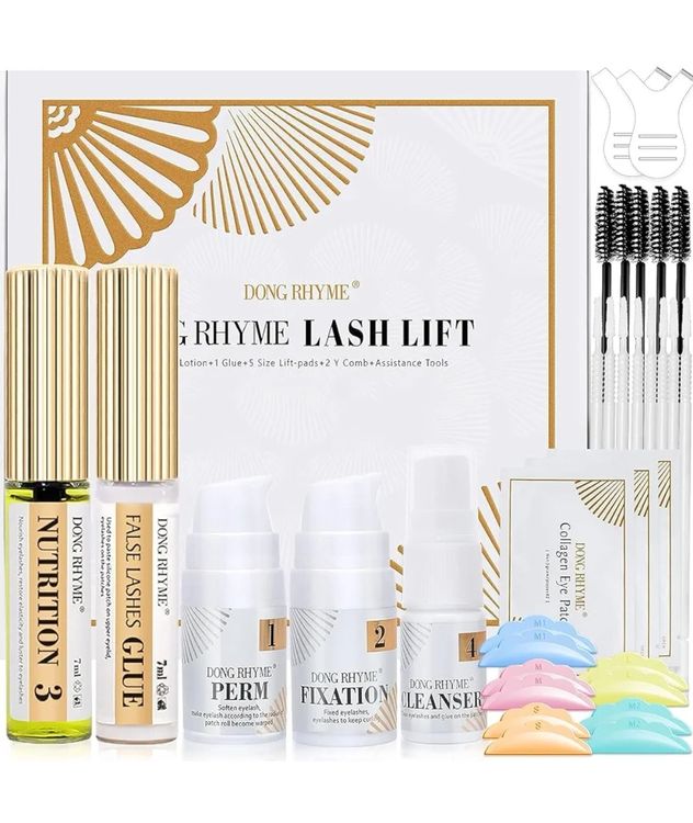 Wimpern Lifting Dong Rhyme Lash Lift Set geschwungene Wimper (Neu und originalverpackt) in St ...