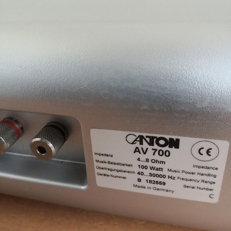 Canton AV 700 | Kaufen auf Ricardo