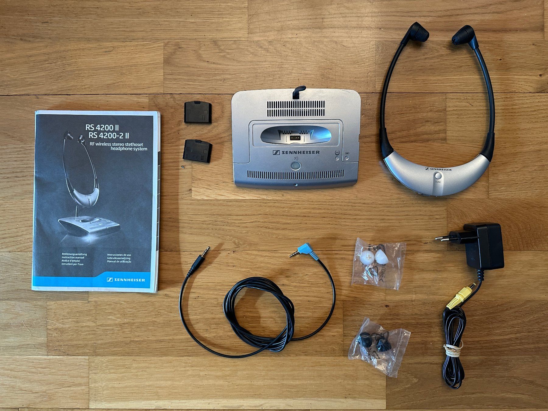 Drahtloser Sennheiser TV-Kinnbügel-Kopfhörer RS-4200 li (Gebraucht) in ...