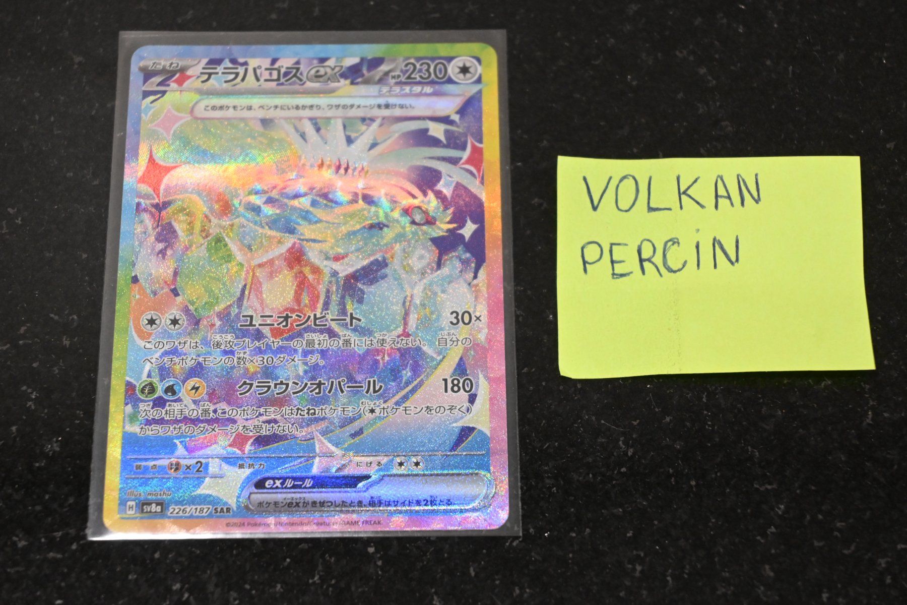 Terapagos Ex #226 Pokemon Japanese Terastal Festival (Nuovo (secondo la ...