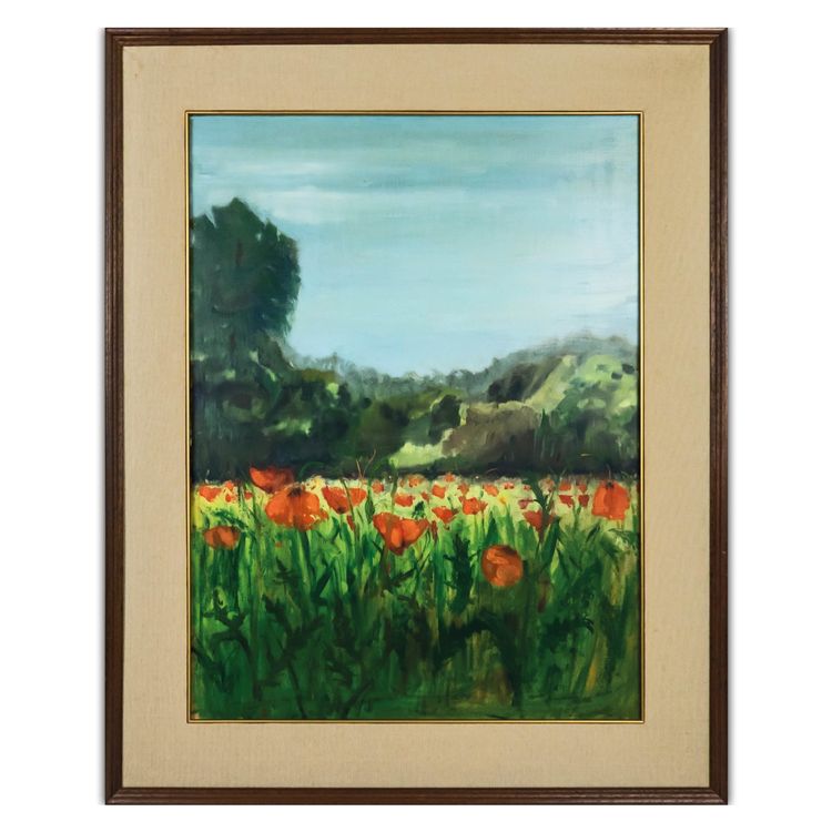 Enea TALLONE – Öl auf Leinwand – Mohnblumen (Gebraucht) in Lugano für CHF 1450 – mit Lieferung ...