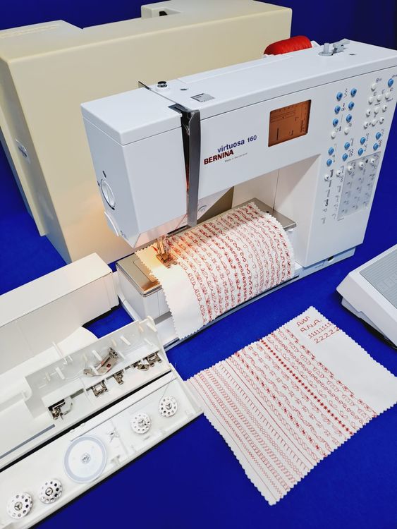 BERNINA VIRTUOSA 160 PLUS GARANTIE 3 MONATE FRISCH REVIDIERT (Gebraucht ...