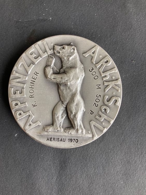 Grosse Schützenmedaille Appenzell AR Herisau 1970 | Kaufen auf Ricardo