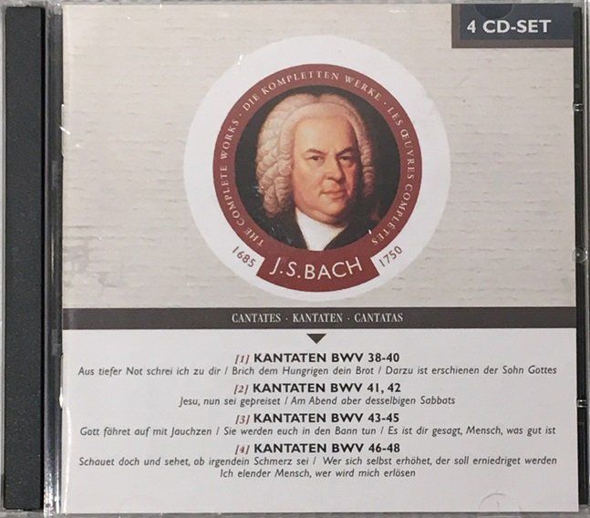 Bach - Kantaten BWV 38 - 48 (4 CDs) (Gebraucht) in Grüningen für CHF 4 ...