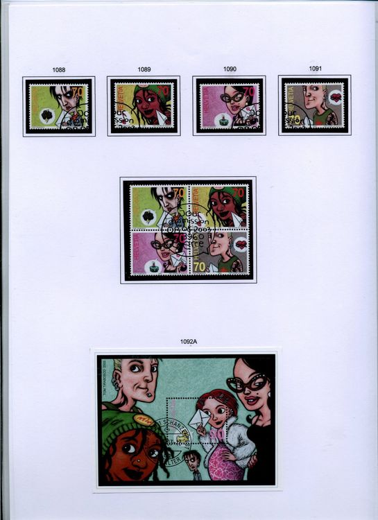 4 AUSGABEN MIT BLOCKS 2003 ET BERN - FR. 33.60 LUXUS (Gebraucht) in Sarmenstorf für CHF 1 – mit ...