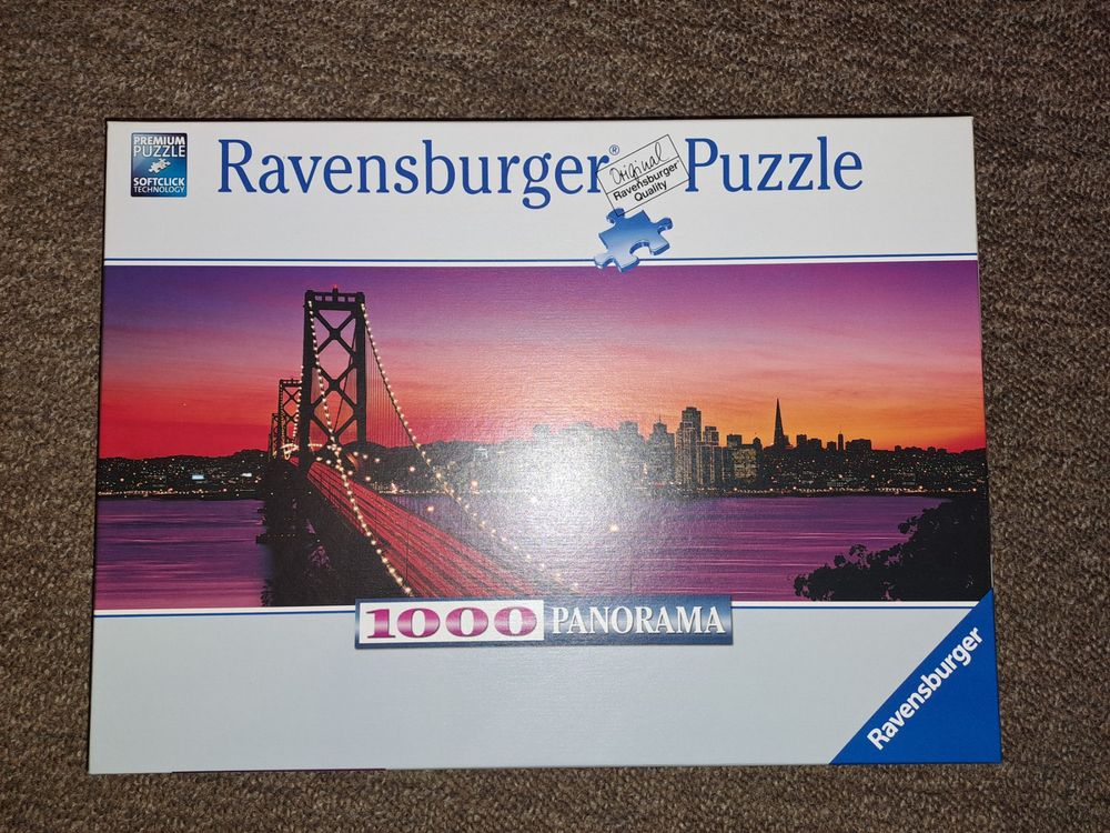 Ravensburger Puzzle 1000 Teile, Oakland Bay Bridge bei Nacht (Neu ...