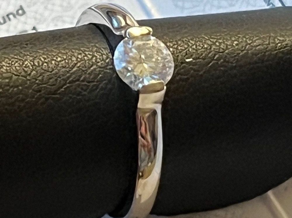 Luxus Gr16/6 Ring Silber Moissanite Brillanten | Kaufen auf Ricardo