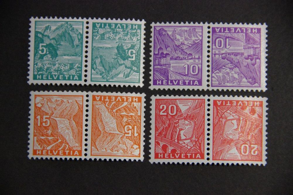 Schweiz 1935/1936 Kehrdrucke Buchdruck** (Neu (gemäss Beschreibung)) in Jona für CHF 4 – mit ...