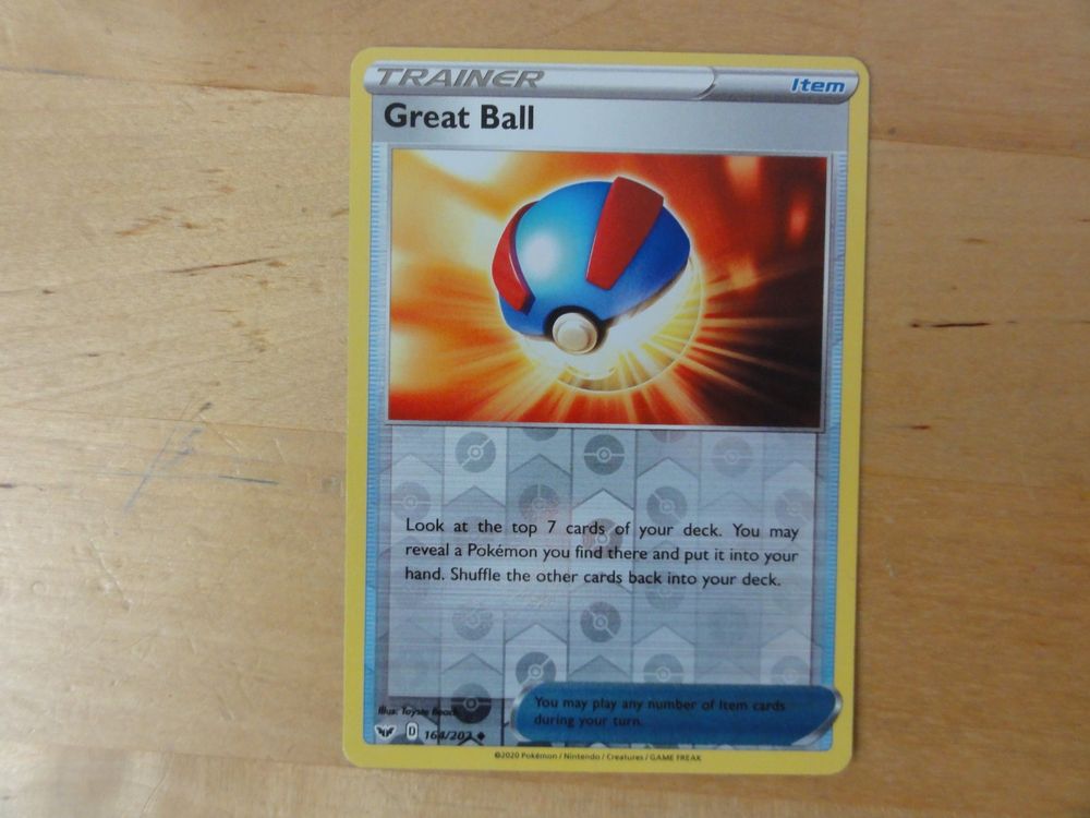 POKEMON TRAINER KARTE "Great Ball" | Kaufen auf Ricardo