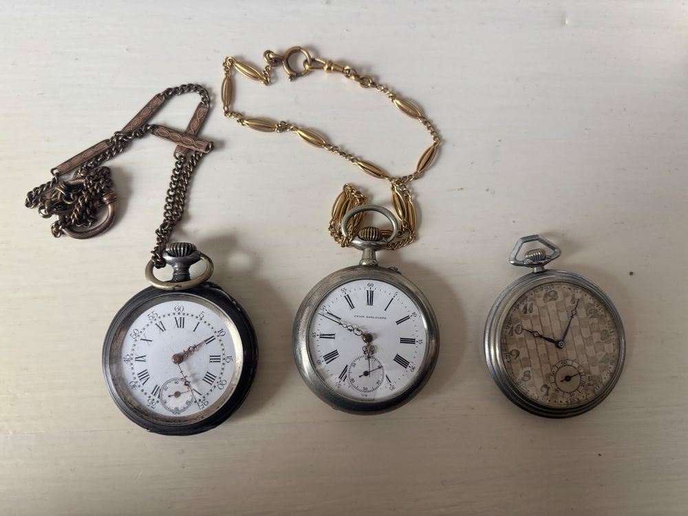 Antike Taschenuhren 3 Stück (Teilweise Silber) (Gebraucht) in Unterseen für CHF 49 – nur ...