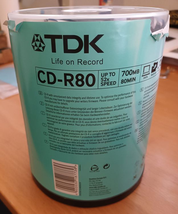 TDK CD-R 80 700 MN Compact Disc CD Rohlinge Set 60 Stück | Kaufen auf Ricardo