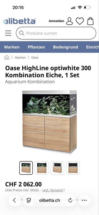 OASE HighLine optiwhite 300 Aquarium (Neu (gemäss Beschreibung)) in ...
