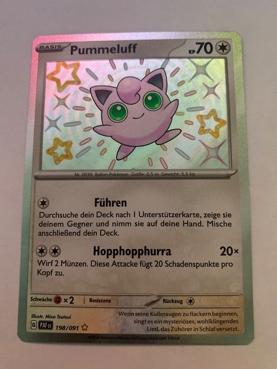 Pokemonkarte Pummeluff Shiny (Neu (gemäss Beschreibung)) in Stadel für ...