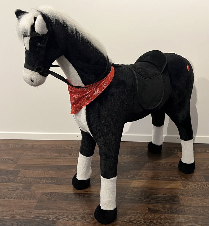 XXL Stehpferd Amadeus 105 cm Stoffpferd Pferd Plüschpferd (Gebraucht) in Rickenbach Sulz für CHF ...