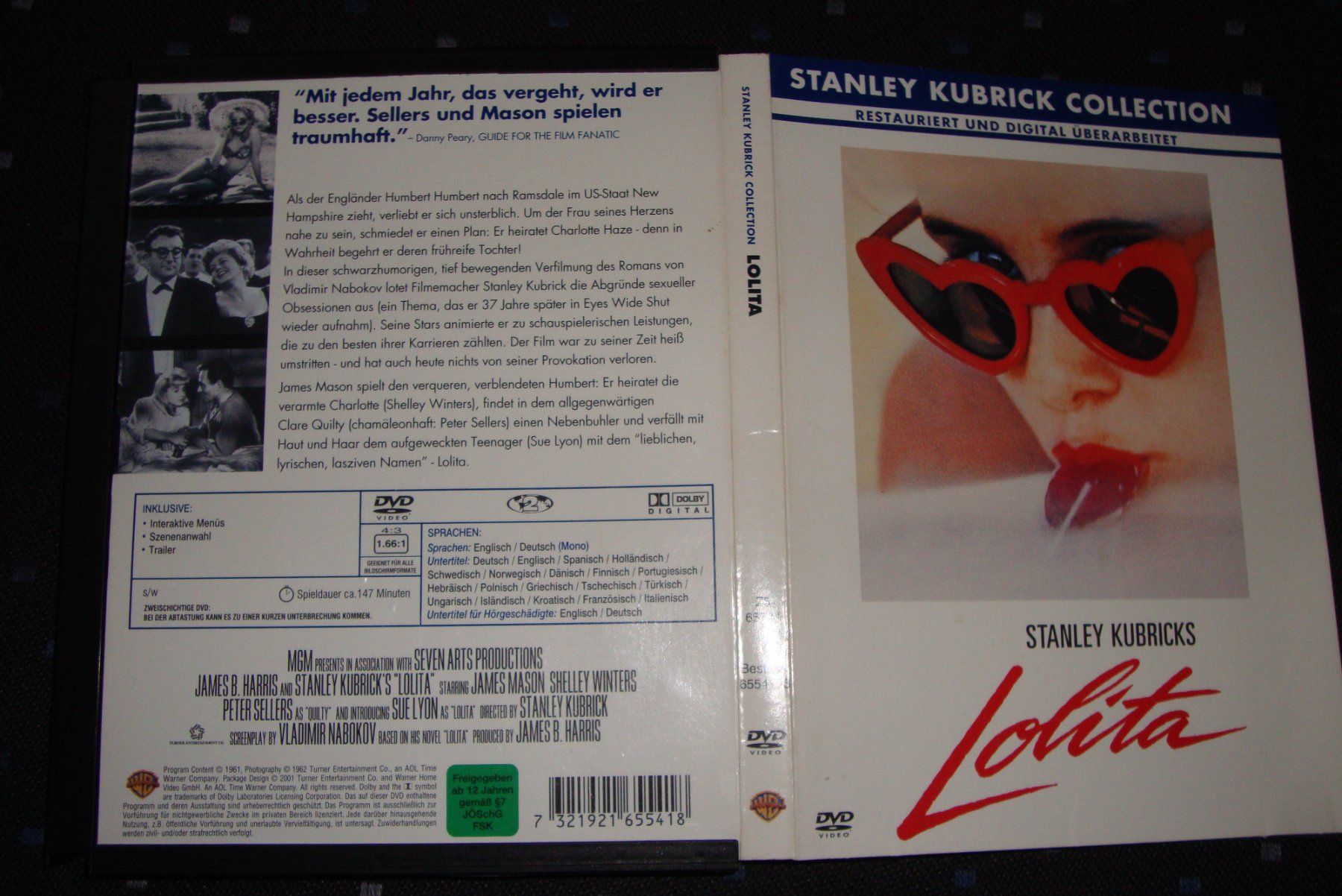 LOLITA - DVD - Kultfilm Stanley Kubrick digital restauriert (Usato) a ...