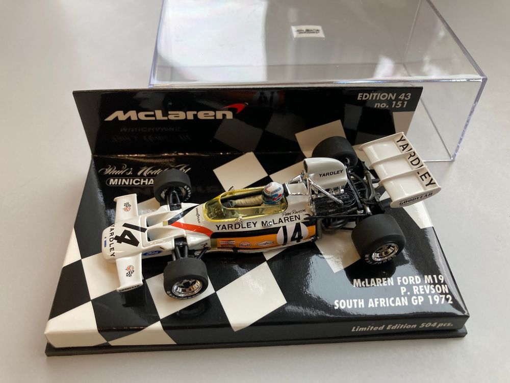 1:43 Minichamps McLaren Ford M19 Revson South Africa 1972 (Gebraucht ...