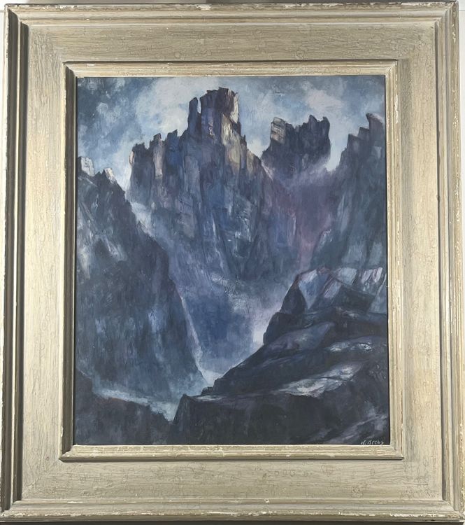 Walter Krebs (1900-1965) Grosse Berglandschaft Gemälde (Gebraucht) in Root für CHF 44 – mit ...