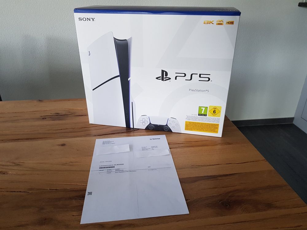 NEUE Sony PS5, 1TB, 8K,4K,HDR, Slim Disc Edition Playstation (Neu und ...