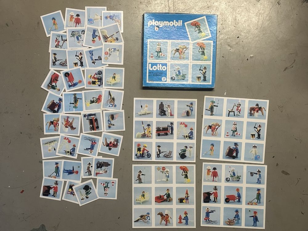 Playmobil System Lotto spiel sehr alt 1974 (Gebraucht) in Deitingen für ...