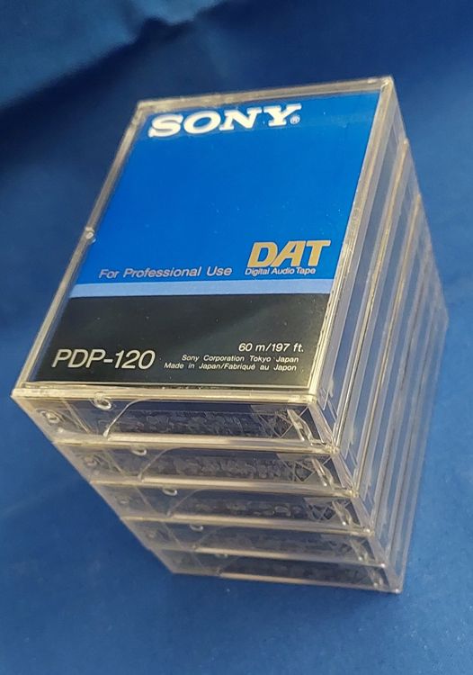 5 SONY Professional DAT-Kassetten PDP-120 | Kaufen auf Ricardo