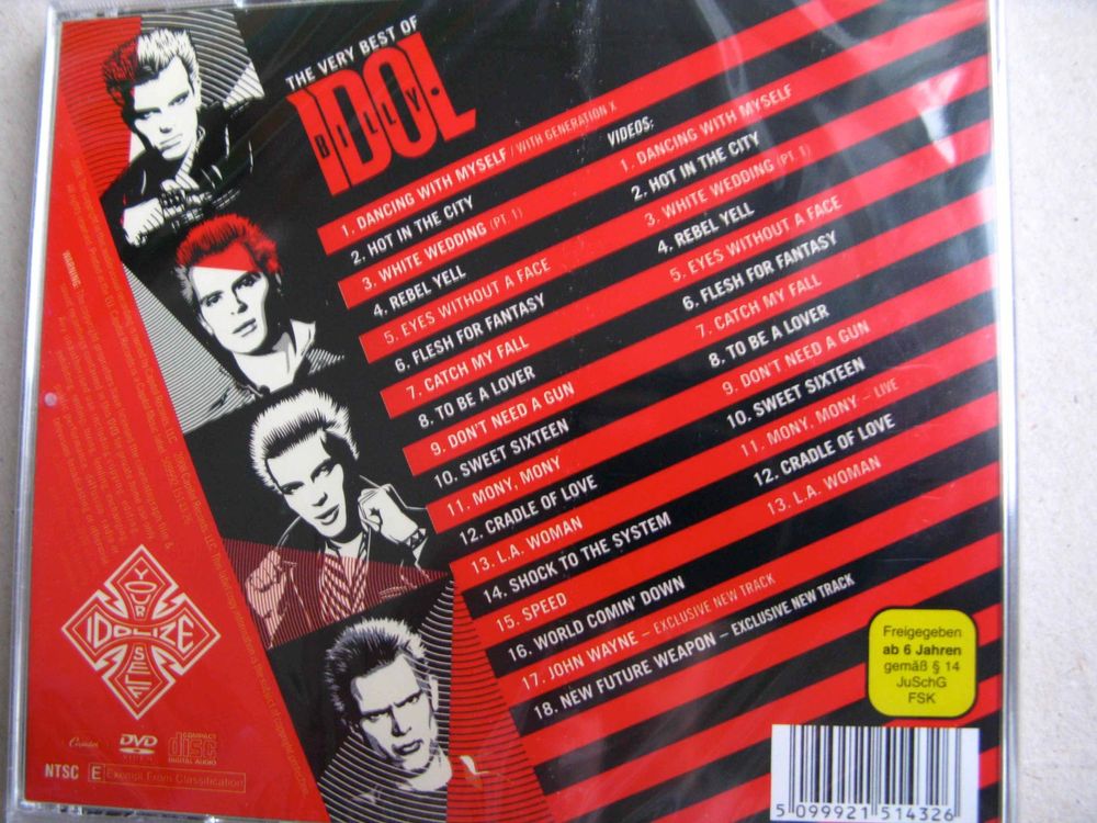Billy Idol - The Very Best of CD & DVD NEW (Neu und originalverpackt) in Samstagern für CHF 6 ...